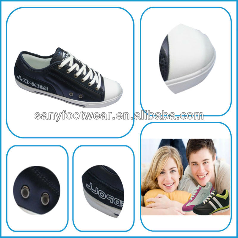 Stylish Vulcanized Dark Blue Casual Shoes /Stylish Canvas Shoes For Men ...